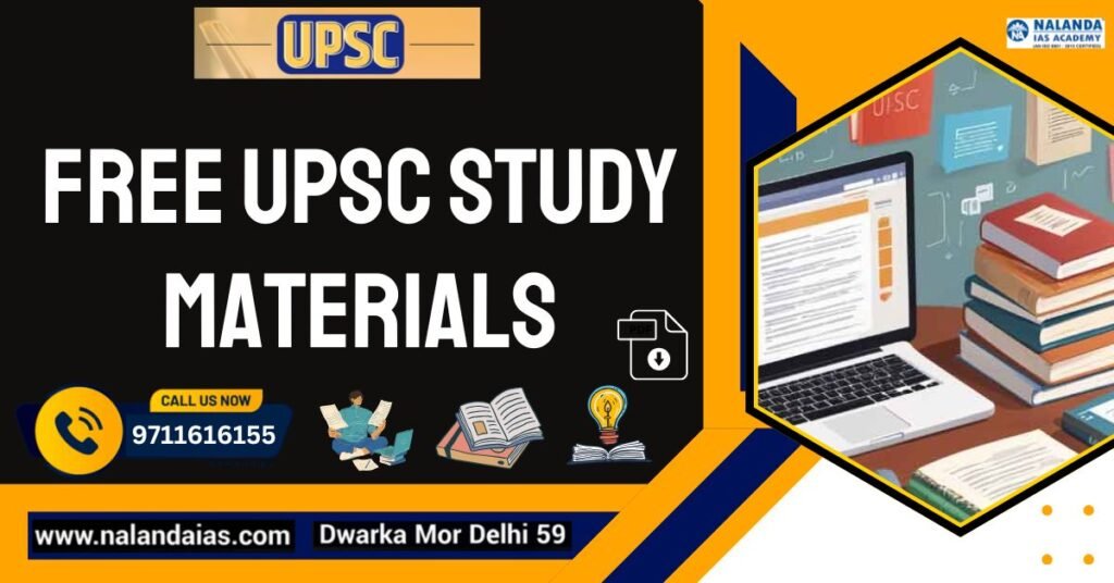 Free UPSC Study Materials